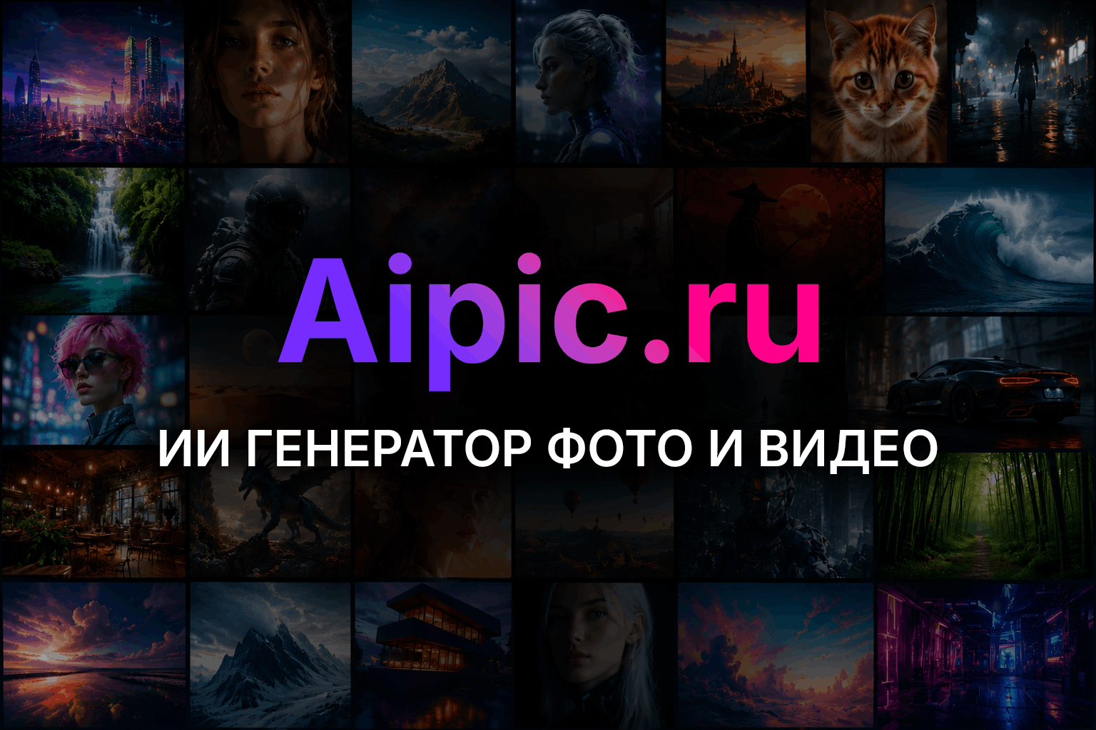 Нейросеть для создания изображений и видео онлайн — Aipic.ru